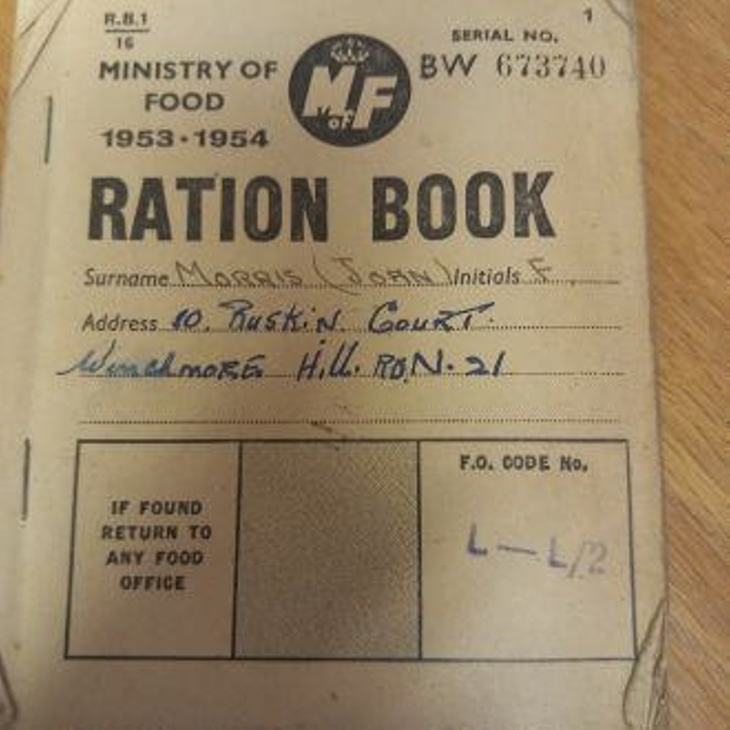 ration book; Her Majesty's Government; 1953-1954; FB/10/.92 | eHive