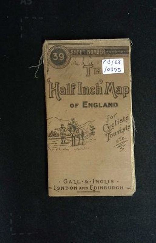 Cyclist and Tourist Map of England; Gall & Inglis; FB/03/0393 | eHive