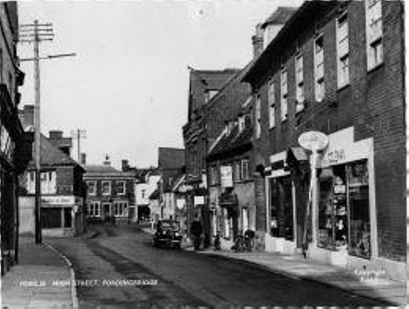 Fordingbridge High Street view towards Bank Corner. ; X/24/3497 | eHive