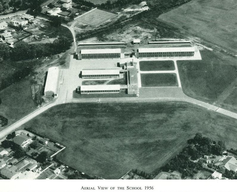 1956 - Aerial View of the School; Cashmere High School; 1 | eHive