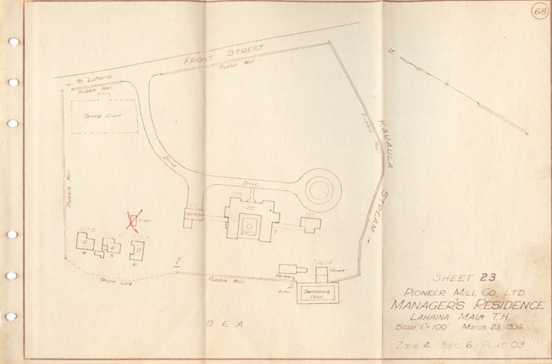 Record, Map; Pioneer Mill Co.; 3/23/1936; 2020.010.0956 | eHive