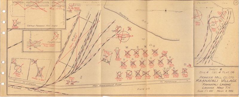 Record, Map; Pioneer Mill Co.; 3/4/1936; 2020.010.0905 | eHive