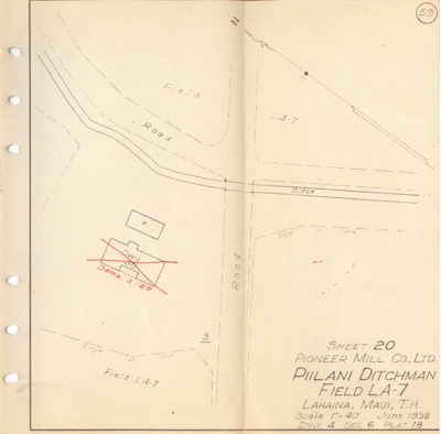 Record, Map; Pioneer Mill Co.; 6/1938; 2020.010.0948 | eHive