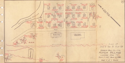 Record, Map; Pioneer Mill Co.; 3/2/1936; 2020.010.0928 | eHive