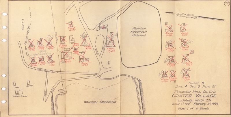 Record, Map; Pioneer Mill Co.; 2/27/1936; 2020.010.0915 | eHive