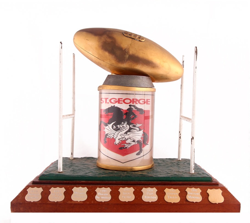 Trophy - Geoff Selby Memorial Trophy (1st Grade Players of The Year ...