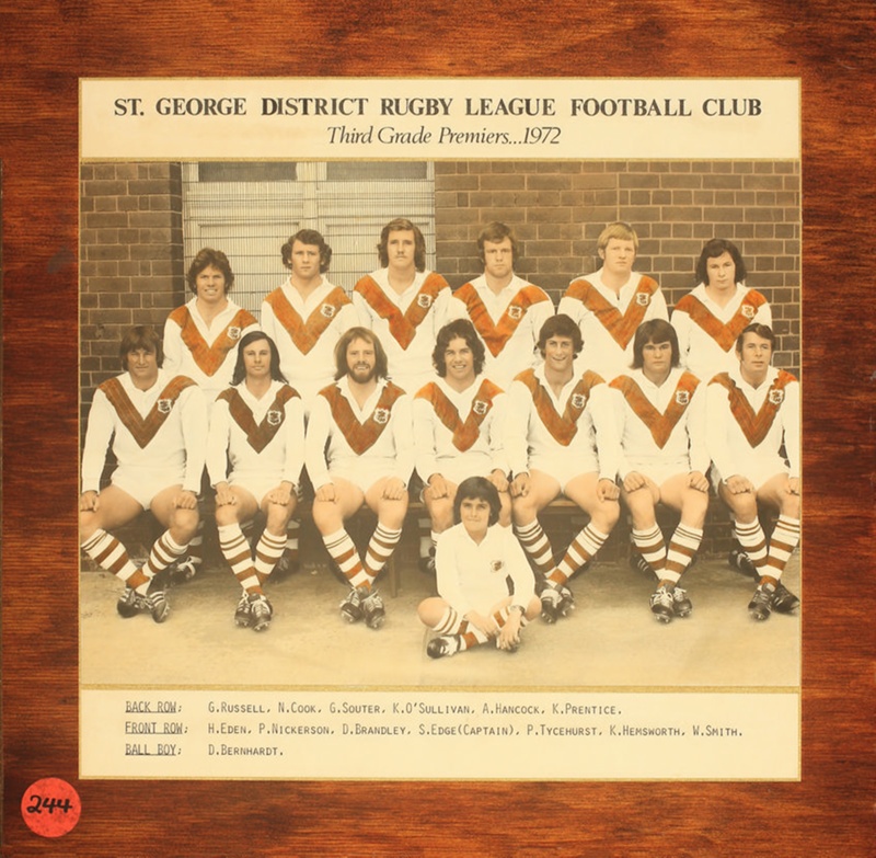 Perma Plaque - St George District Rugby League Football Club, Third ...