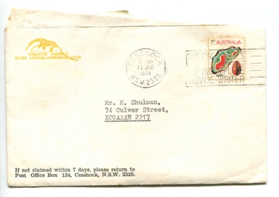 Letter - Mark Shulman Collection; 1970 - 1984; 23-0046 | eHive
