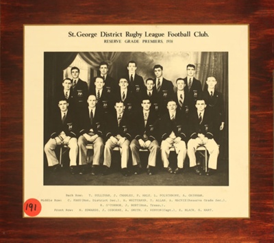 Perma Plaque - St George District Rugby League Football Club, Reserve ...