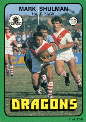 Players card featuring Mark Shulman; 1977; 23-0040 | eHive