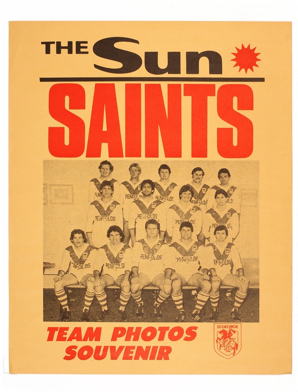 Poster - The Sun (Saints Team Photos Souvenir), ; 1977; 20-0350 | eHive