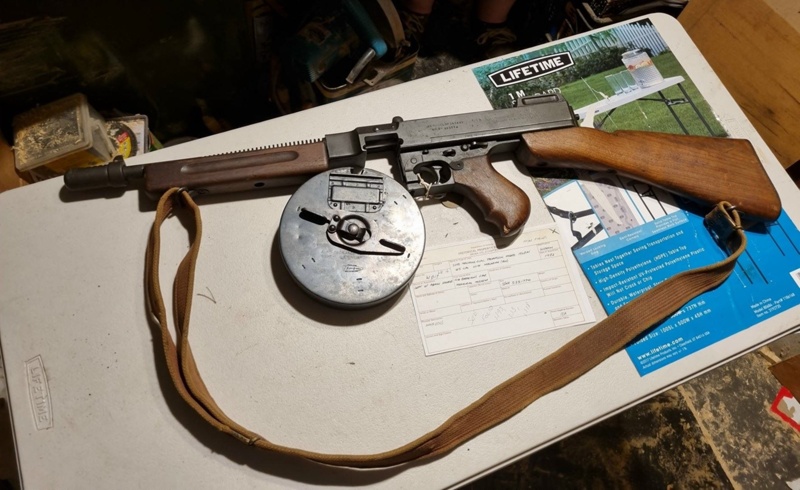 Thompson Sub-machine gun; 16 | eHive