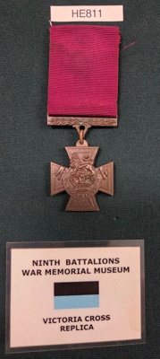 Medal Replica - Victoria Cross with Ribbon; 811 | eHive