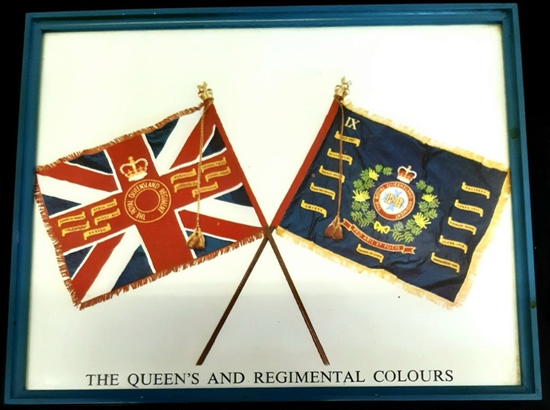 Framed Photo of Queens and Regimental Colours 1967; 4097 | eHive