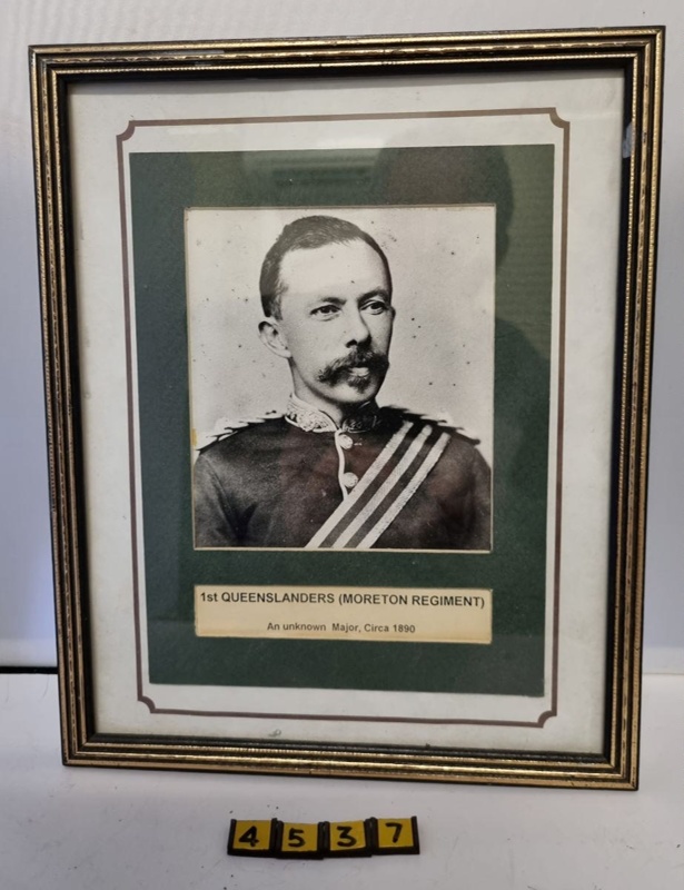 Portrait of Major L. Turner, First Queenslanders (Moreton Regiment ...