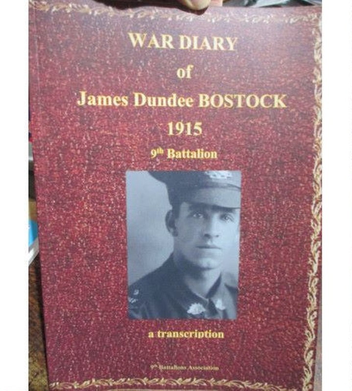 War Diary of James Dundee Bostock 1915; Ron Mortensen; 2023 ...