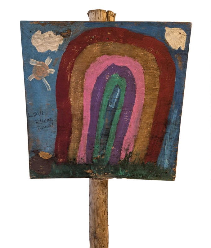 Lockdown Rainbow Sign; 2020; GFM2021.02 | eHive