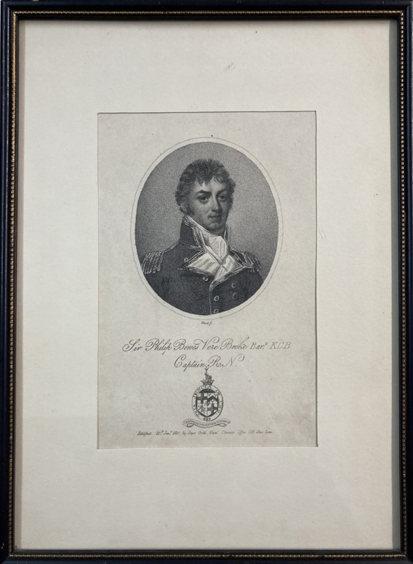 Print of a Portrait of Sir Philip Bowes Vere Broke; Joyce Gold; 1815 ...