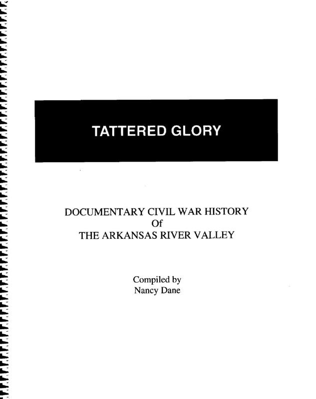 Tattered Glory - Documentary Civil War History of the Arkansas River ...