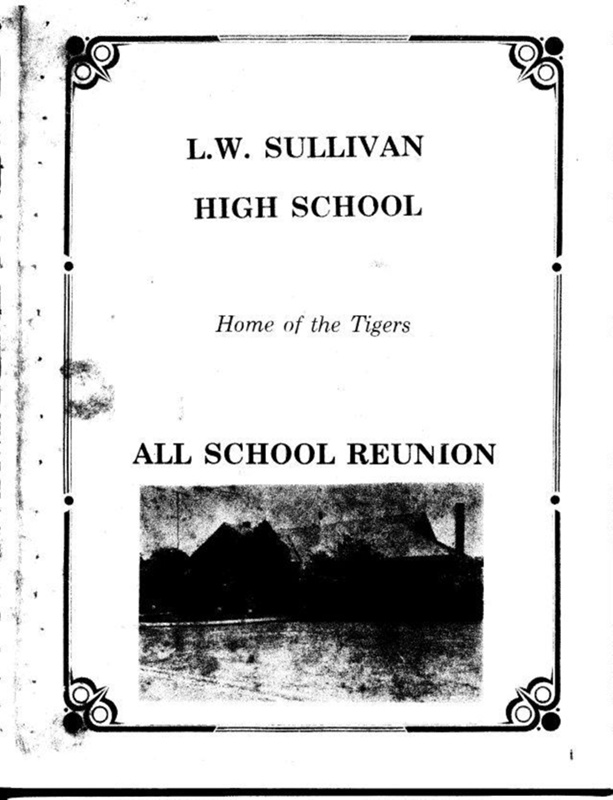 L.W. Sullivan High School All School Reunion; L.W. Sullivan High School ...