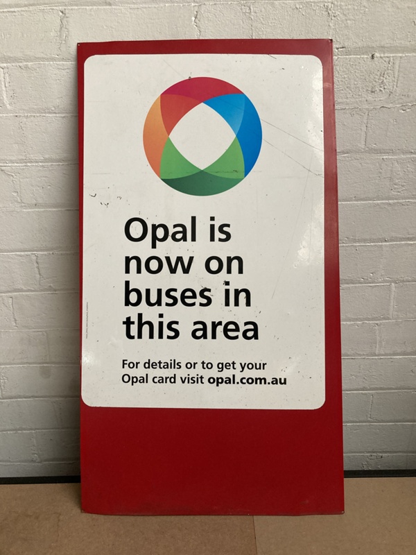 Opal Card Advertisement Bus Stop Insert; 2024.O.S.G.2 | eHive