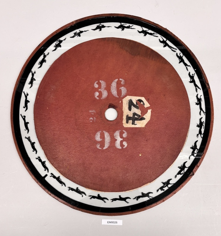 Glass disc, Motion Studies, Animal; Muybridge, Eadweard; c. 1880 ...
