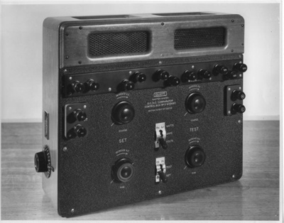 OC / AC comparator control box; Photo by Central drawing office ...