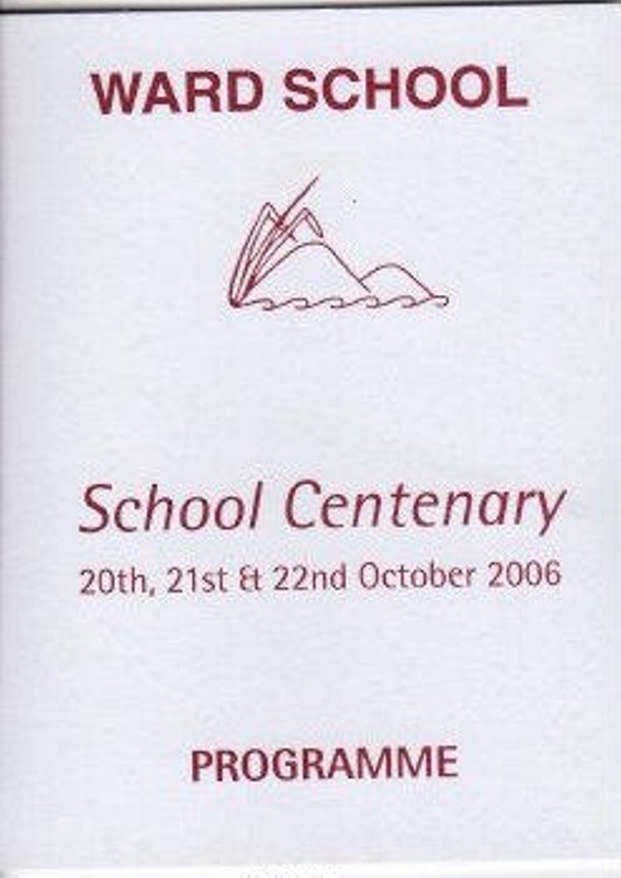 Ward School Centenary Programme; 39012; FSA2007.005.0017 | eHive