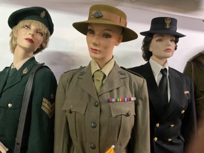 ROYAL AUSTRALIAN ARMY WRAAC 1970s SERVICE DRESS.; REAR WALL CENTRE 11 ...