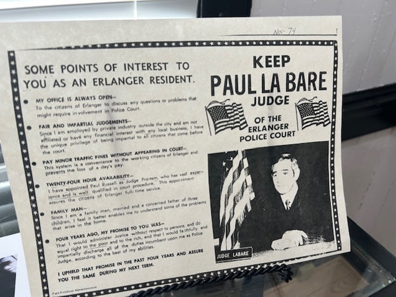 Judge Paul LaBare Campaign Flyer, Erlanger Police Court | eHive