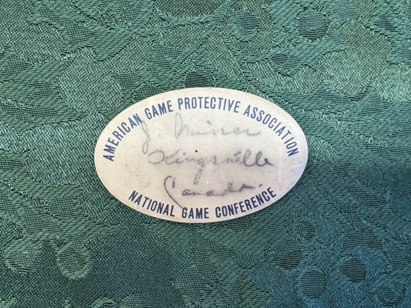 Jack Miner Speaking & Conference Pin; 2010.01.651 | eHive