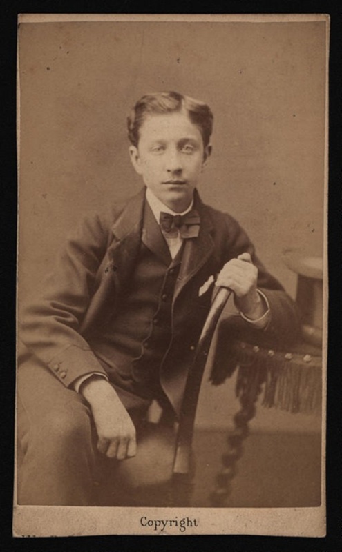 Prince Imperial seated - after being exiled to London; W D Downey; 1871 ...