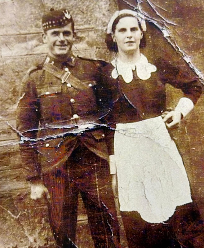 Copy of Photograph of Private William Ross and Margaret Anderson ...