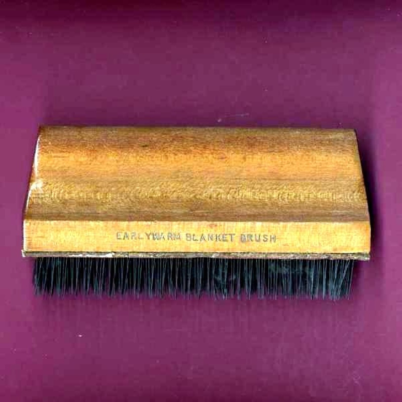 A collection of twelve Earlys blanket raising wire brushes. Most marked ...