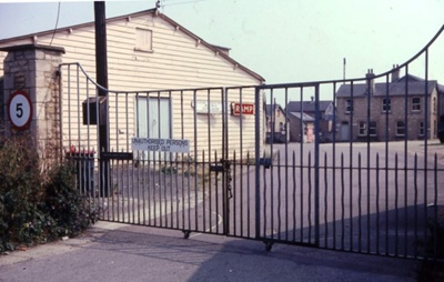 35mm colour slide photograph showing the entrance to Mount Mill in 1983 ...