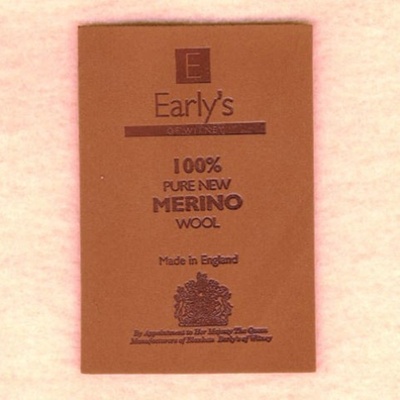 A set of Early's merino blanket labels.; Early's Mill; WIT: 1148 | eHive