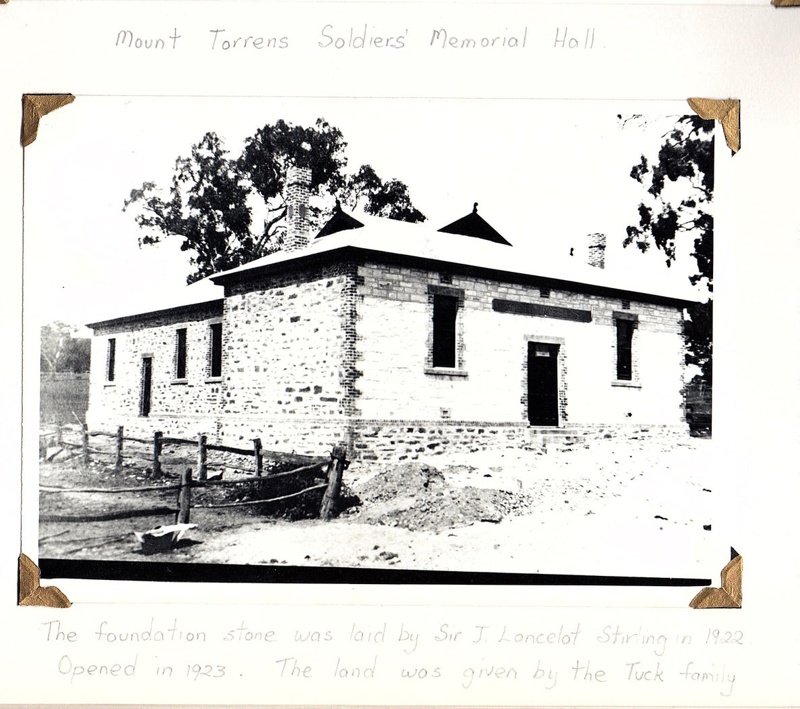 Mt Torrens Soldiers Memorial Hall (completed); c. 1923; 2021.1P047 | eHive
