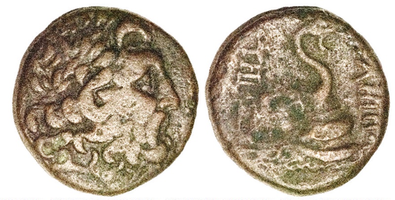 Greek Coin, Bronze; early 1st century BCE; Asia Minor, Pergamum; 29 | eHive