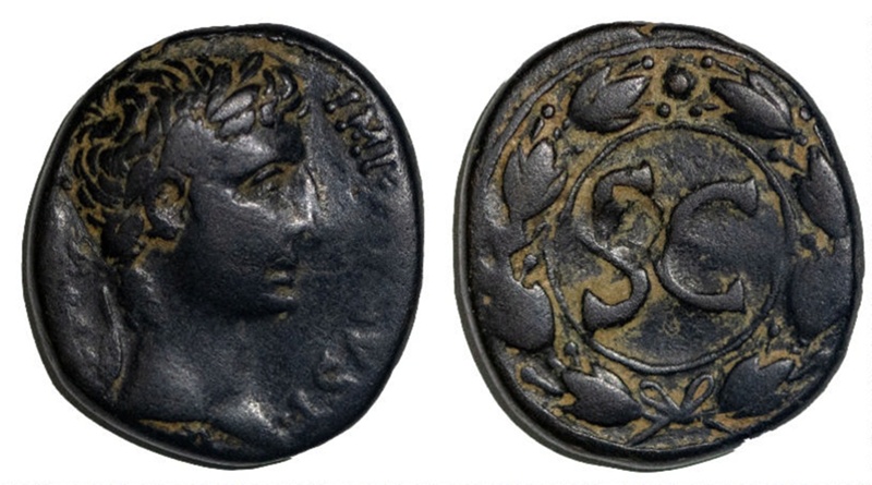 Greek Coin (Roman Provincial), Bronze; 4-5 CE; Syria, Antioch; 35 | eHive