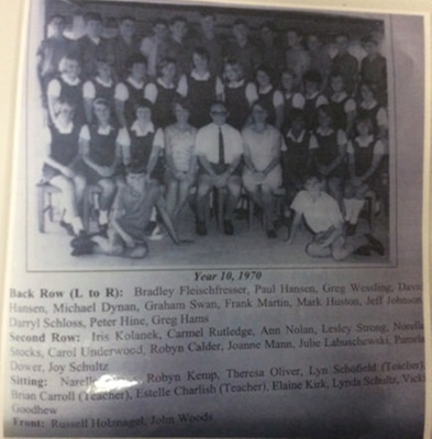 One Laminated Photo of the Class of 1970 From the Wondai State School ...