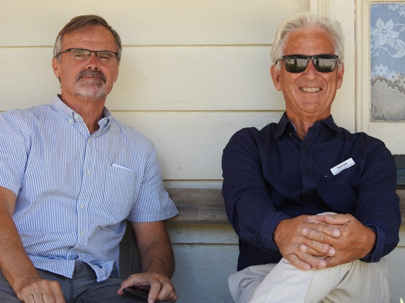 Andries Popping and Steve Udy at Bell House Howick Historical Village ...