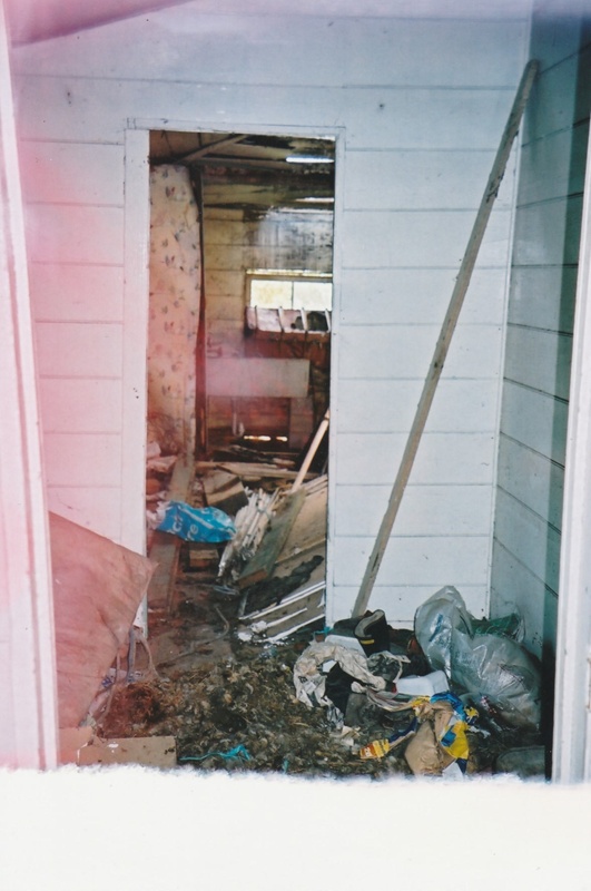 Interior view of Ambrose Trusts's cottage, 2004.; La Roche, Alan; March ...
