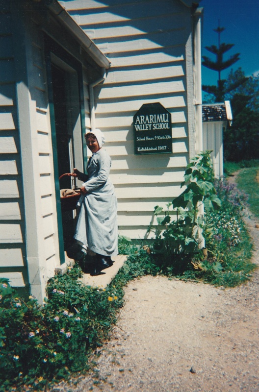 Jane Martinson entering the Ararimu Valley School in the Howick ...