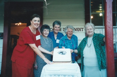 Marin Burgess (President), Jean Blake, Pam Taylor, Ellie Duff and Dee ...