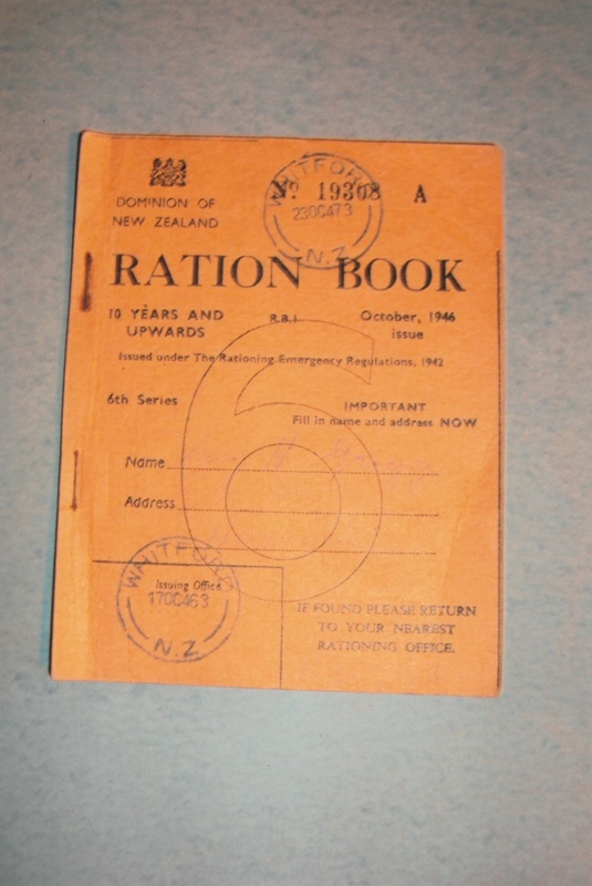 The cover of a ration book used by Mrs Hannah Grigg in WWII, 1939-45 ...