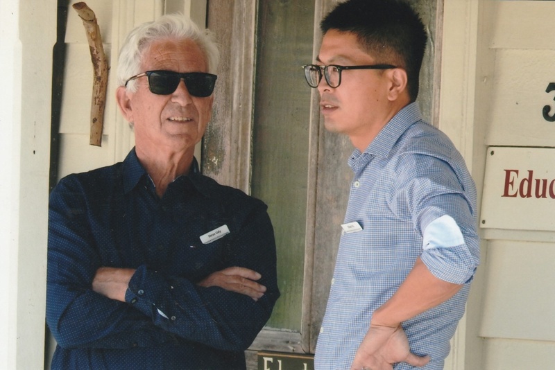 Steve Udy and Chao Yu at Bell House Howick Historical Village on 8 ...