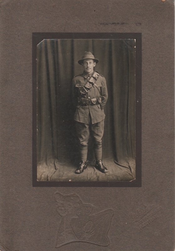 Frank Yeates in military uniform.; Bickerton Military Photography ...