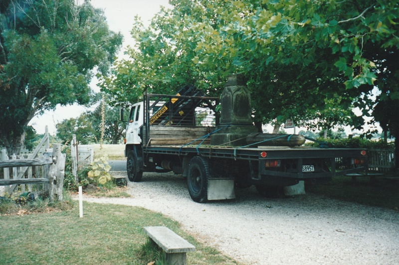 The removal of the monument to Te Wheoro from HHV which was returned to ...