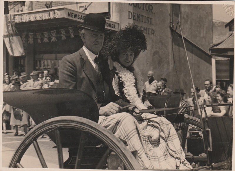 Molly Strong and Sid Hattaway in a gig in the 1947 Howick Centennial ...