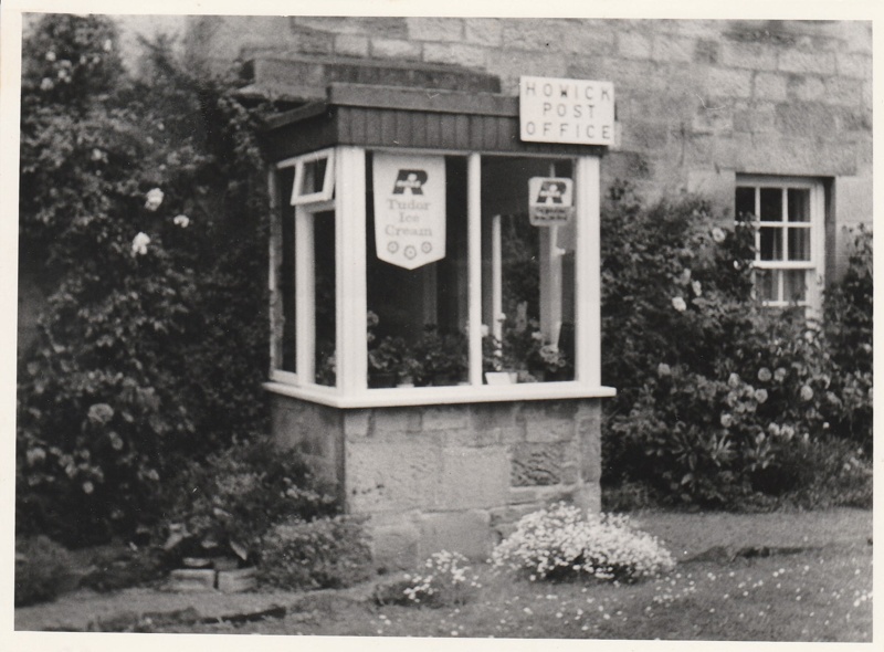 Howick Village in Northumbria showing the village Post office which was ...